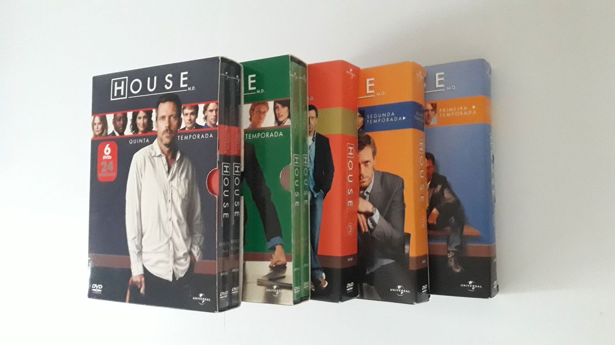 Série Dr House Primeira a Quinta Temporada | Filme e Série House Usado ...