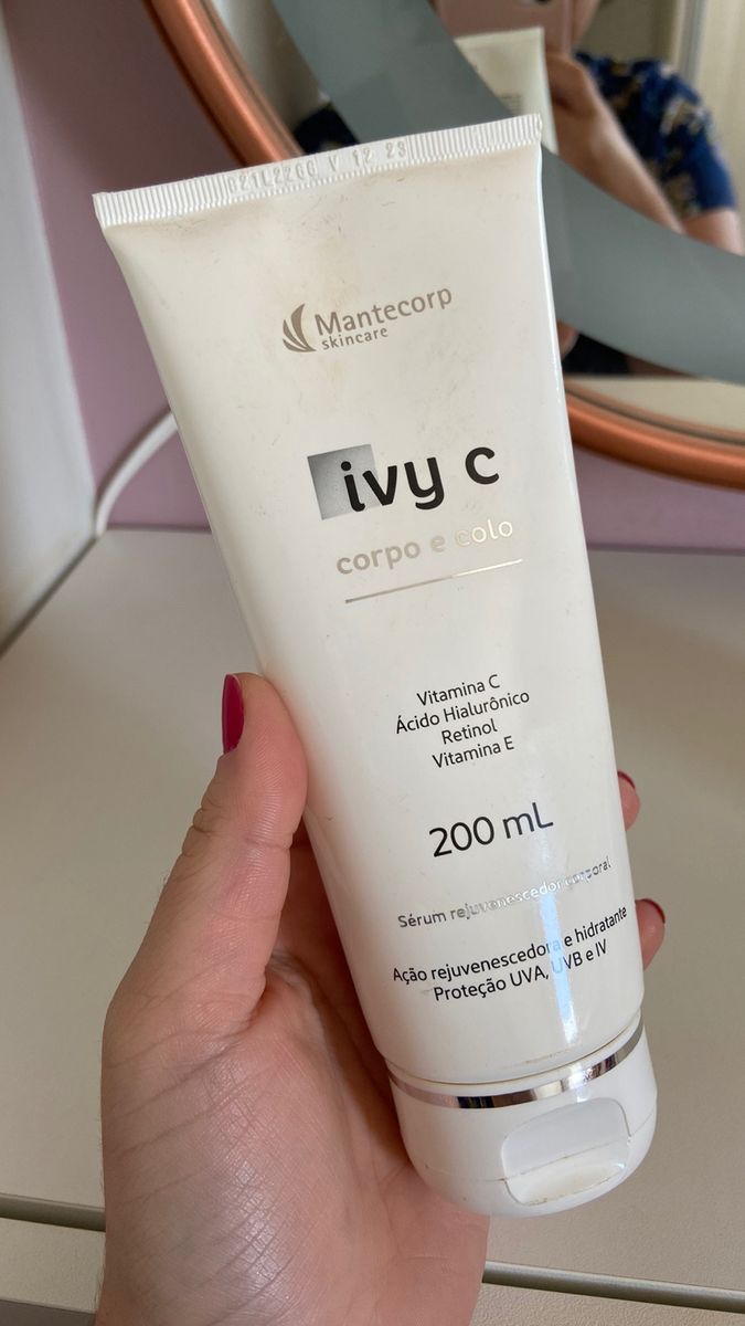 Sérum Rejuvenescedor Corporal Ivy C Corpo e Colo Fps20 - Mantecorp ...