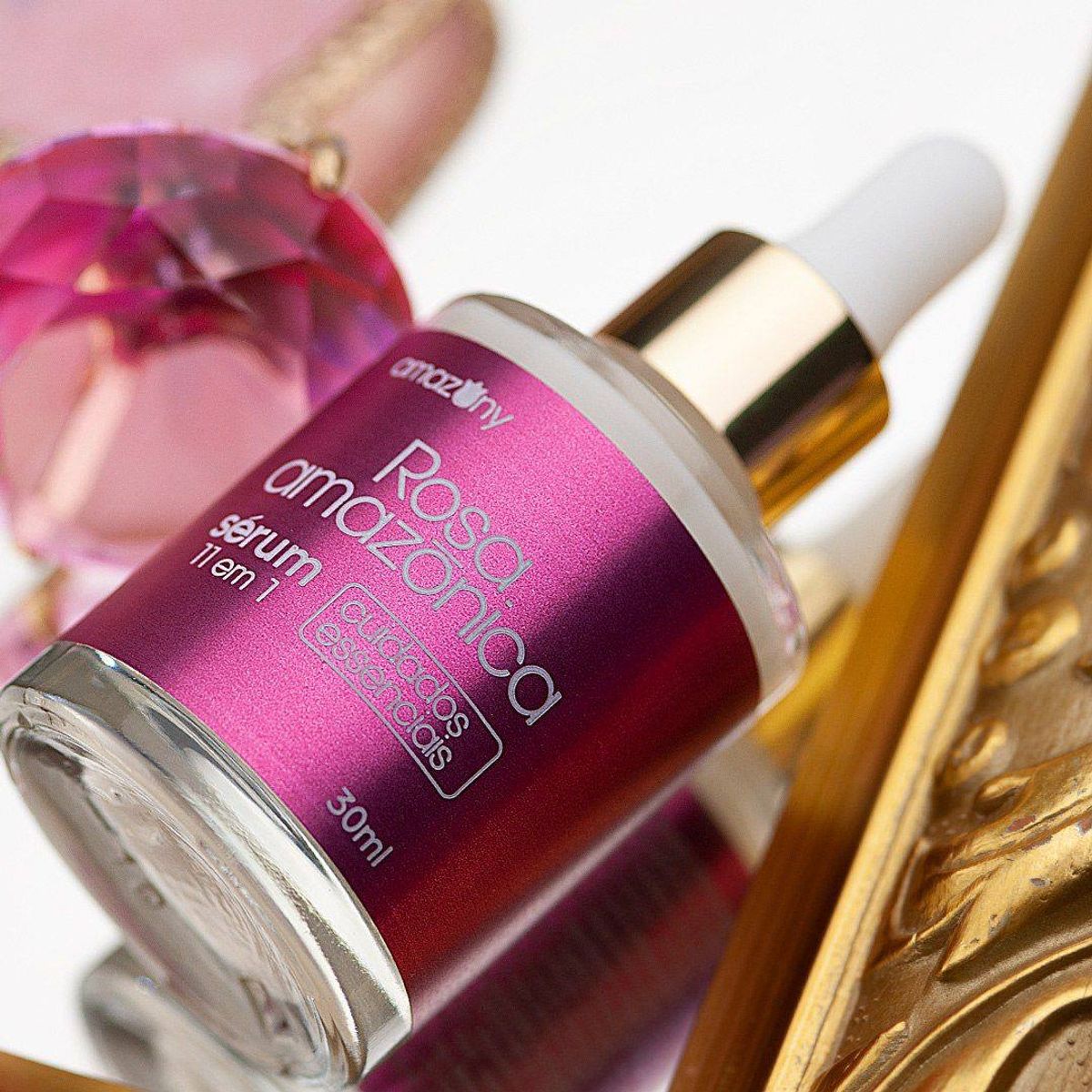 Serum Rosa Amazônica Anti Rugas Rosa Mosqueta | Produto Feminino ...