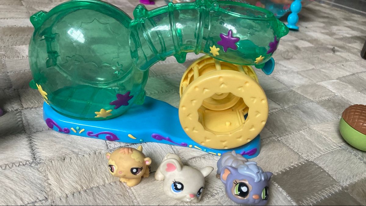 Set Hasbro Littlest Pet Shop Hamster com Casinha | Item Infantil ...