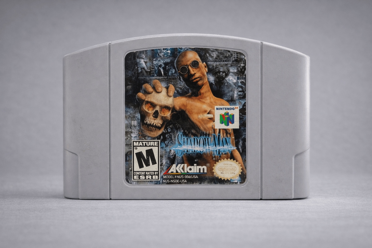 Shadow Man N64 Jogo Original Americano Cartucho Fita | Jogo de ...