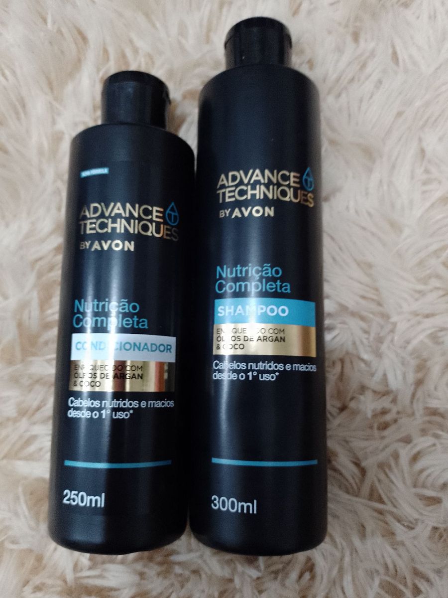 Shampoo 300ml e Condicionador 250ml Linha Advance Techniques Nutrição ...