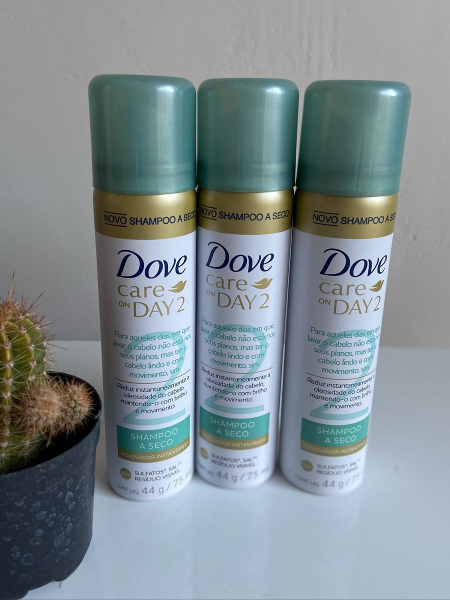 Shampoo a Seco Dove - Kit com 3 Unidades | Produto p/ Cabelos Feminino ...