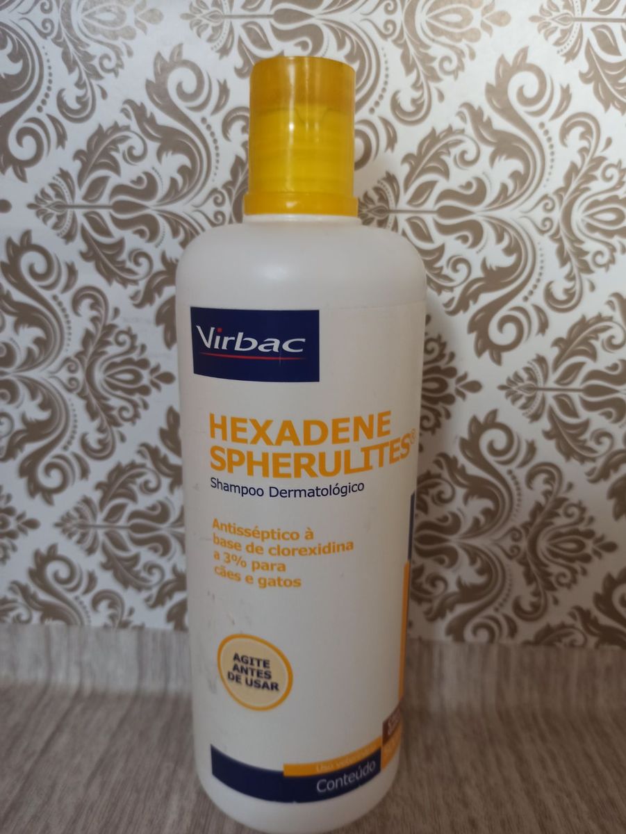 Shampoo Cão e Gato Virbac Hexadene Spherulites | Item p/ Pet Virbac ...