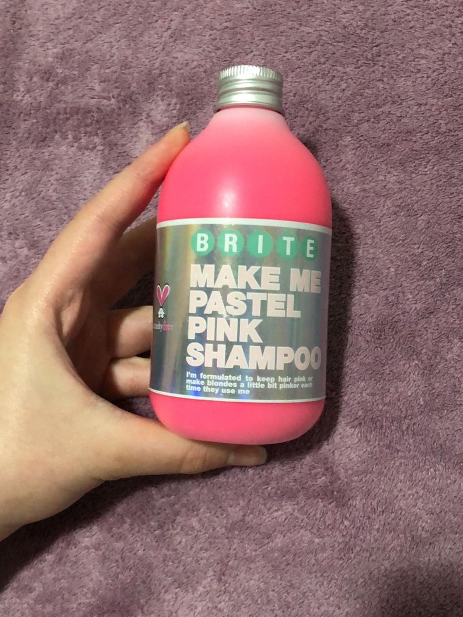 Shampoo Tonalizante Rosa Pastel da Marca Americana Brite | Produto p ...