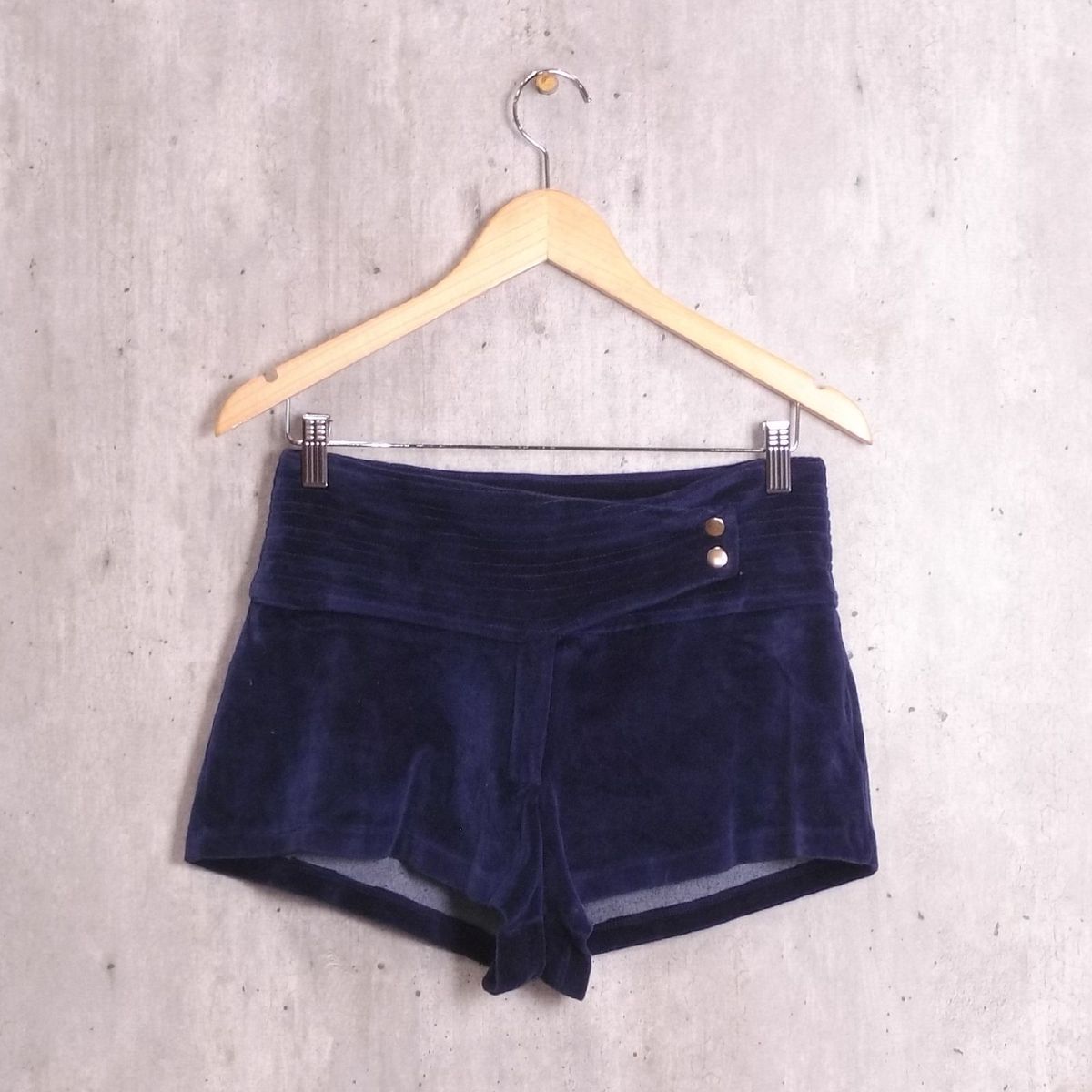 Short Azul Marinho Suede Cia Marítima | Shorts Feminino Cia Maritima ...