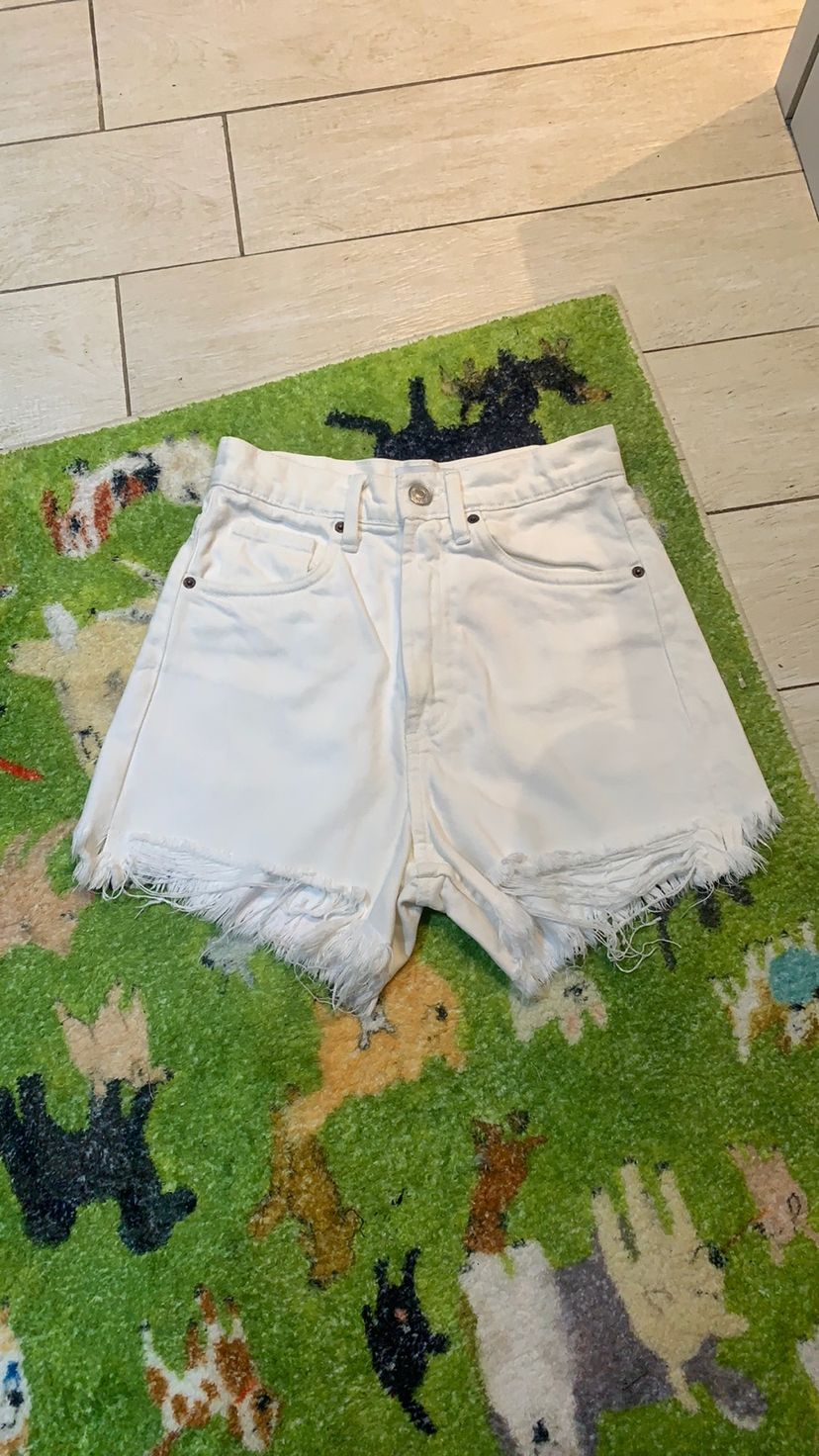 Short Branco Zara | Shorts Feminino Zara Nunca Usado 92591129 | enjoei