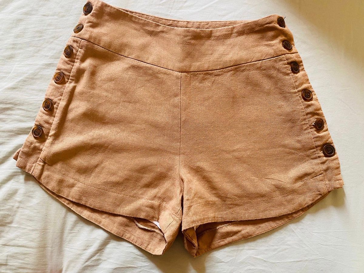 Short Marrom Garage P | Shorts Feminino Garage Usado 94244591 | enjoei