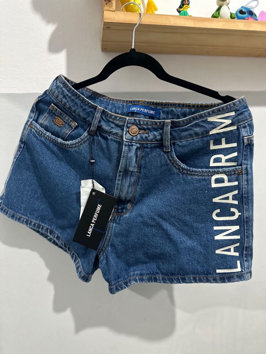 Short Lança Perfume | Shorts Feminino Lança Perfume Nunca Usado ...