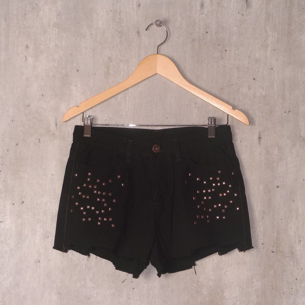 Short Preto Chopper | Shorts Feminino Chopper Usado 62950461 | enjoei