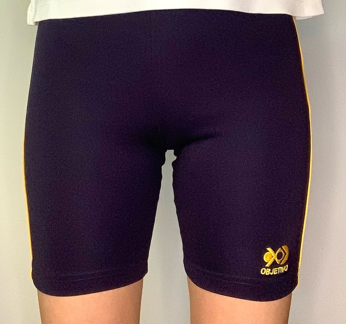 Shorts Azul Marinho (uniforme Objetivo) | Shorts Feminino Objetivo ...