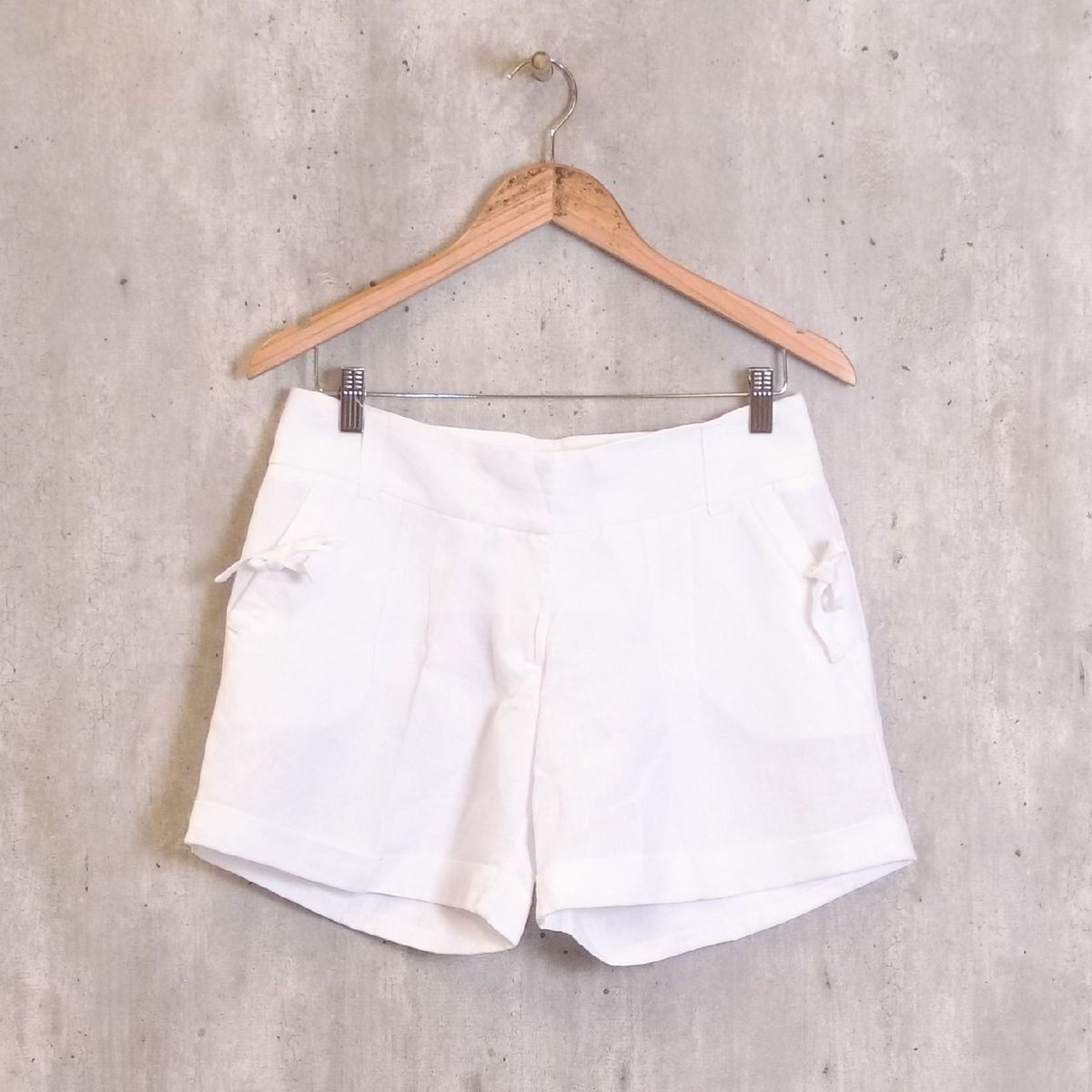 Shorts Branco Le Lis Blanc | Shorts Feminino Le Lis Blanc Usado ...