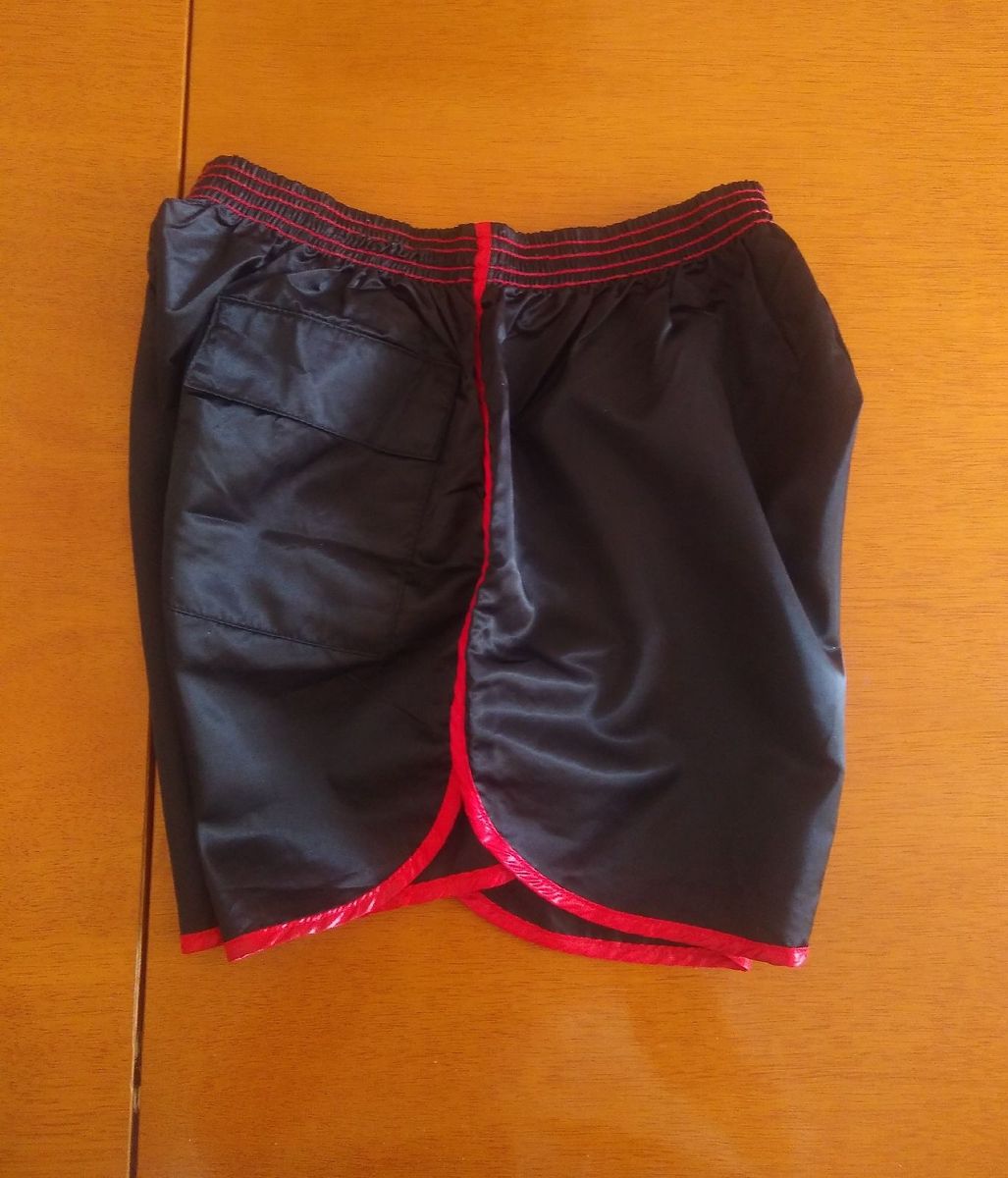 Shorts Calção Vintage Nylon All Star Preto Original Anos 80 | Bermuda ...