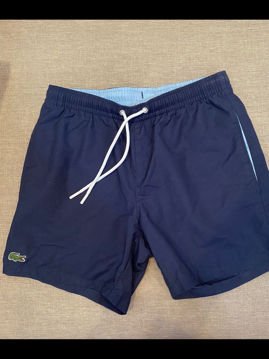 Shorts de Praia Lacoste Azul | Bermuda Masculina Lacoste Usado 47109502 ... Shorts de Praia Lacoste Azul | Bermuda Masculina Lacoste Usado 47109502 ...