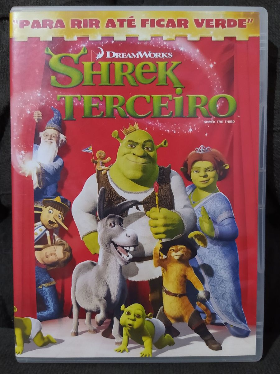 Shrek Terceiro - Dvd | Filme e Série Dvd Usado 74570450 | enjoei