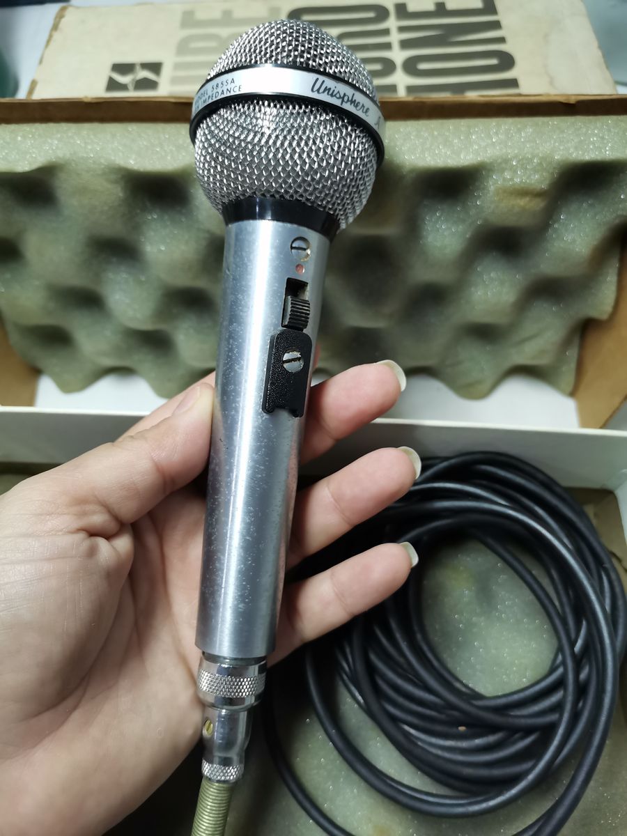 Shure 585sa - Unisphere a - Microfone - Anos 80 - Vintage! | Item de ...