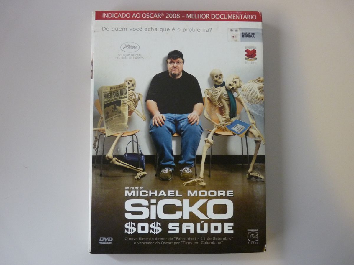 Sicko Sos Saúde Michael Moore Duplo - Dvd Original Raro | Filme e Série ...