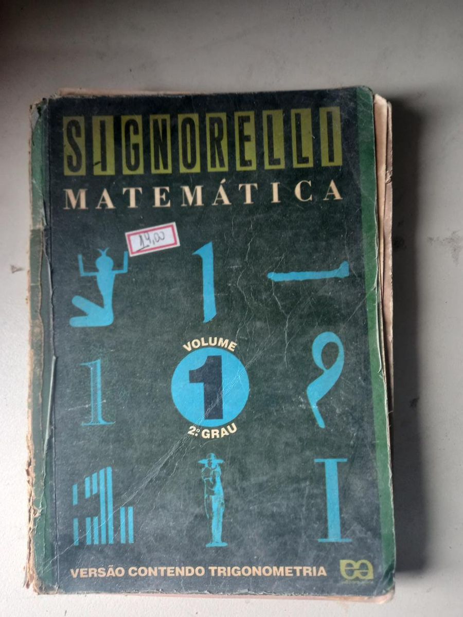 Signorelli Matemática - Volume 1 | Livro Editora Atica Usado 75748203 | enjoei