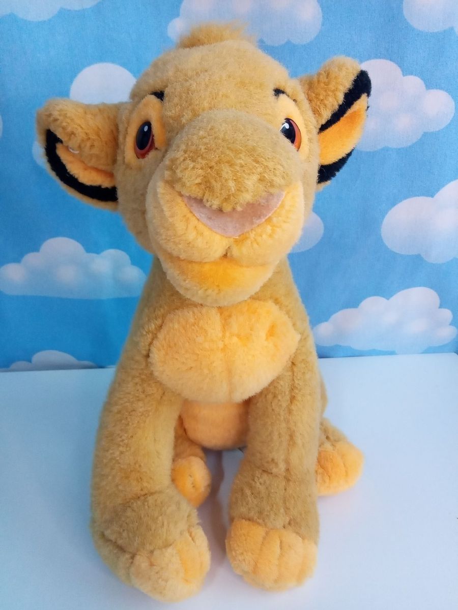 Simba Rei Leao Pelucia Vintage Original Disney | Produto Vintage e ...