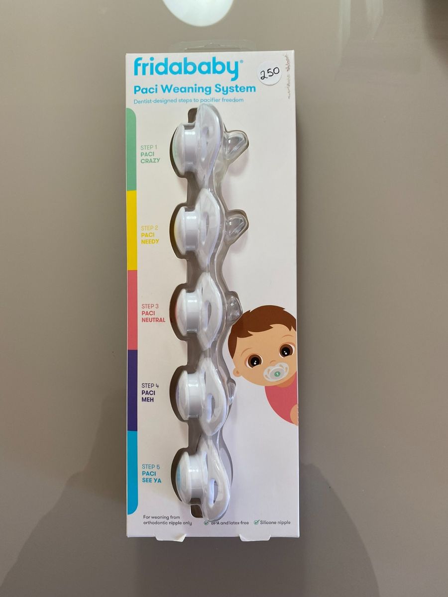 Sistema de Desmame da Chupeta Fridababy Paci - 5 Unidades | Item ...