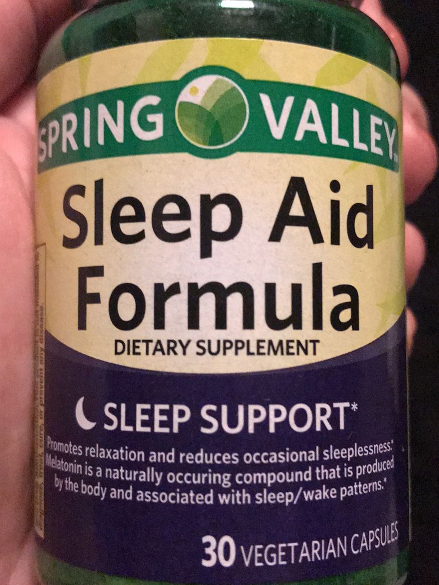 Sleep Aid Fórmula Natural Lacrada Importada | Cosmético Feminino Spring ...