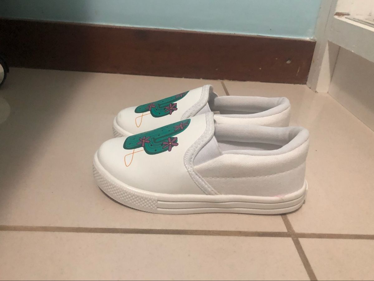 Sleeper Cactus Couro Branco | Calçado Infantil para Meninas Bambibi ...