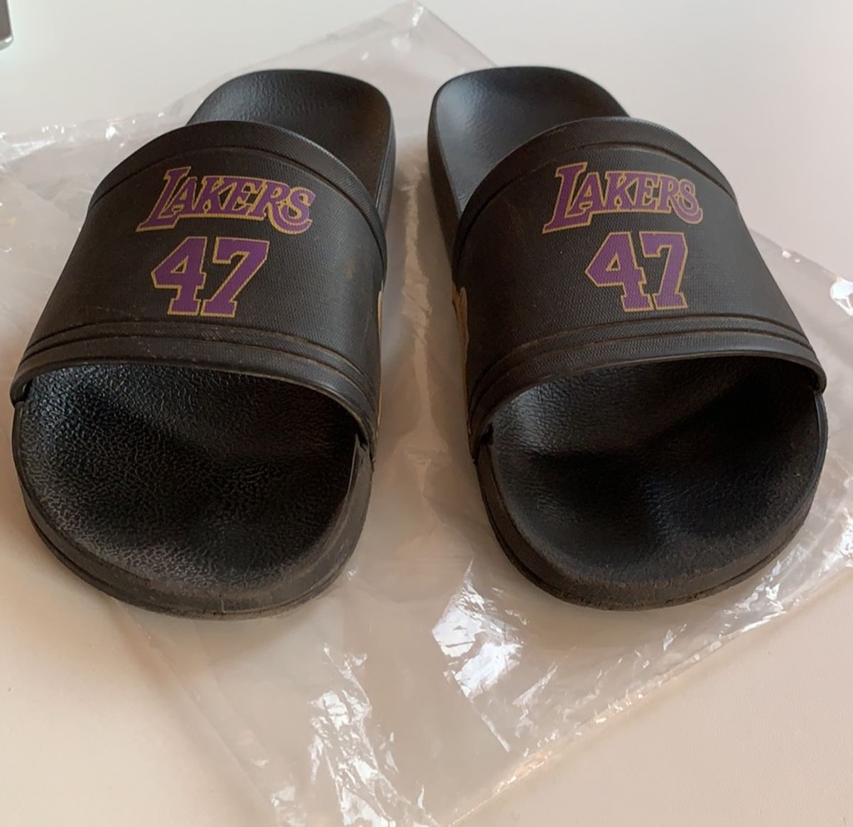 Slide Nba Lakers | Sandália Masculina Grendene Usado 58029897 | enjoei