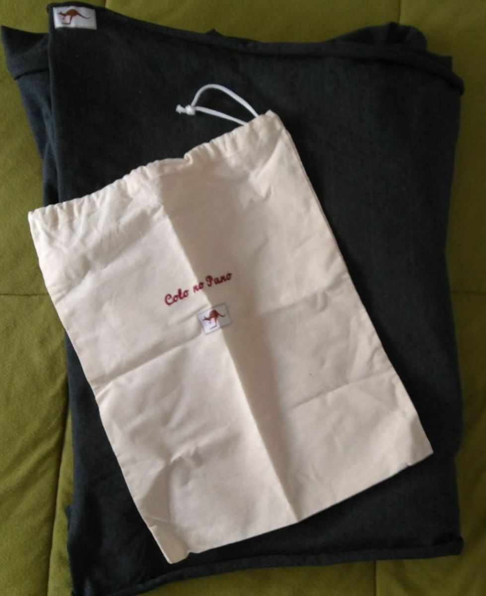 Sling Malha Colo de Pano | Canguru e Sling Infantil Colo De Pano Usado ...