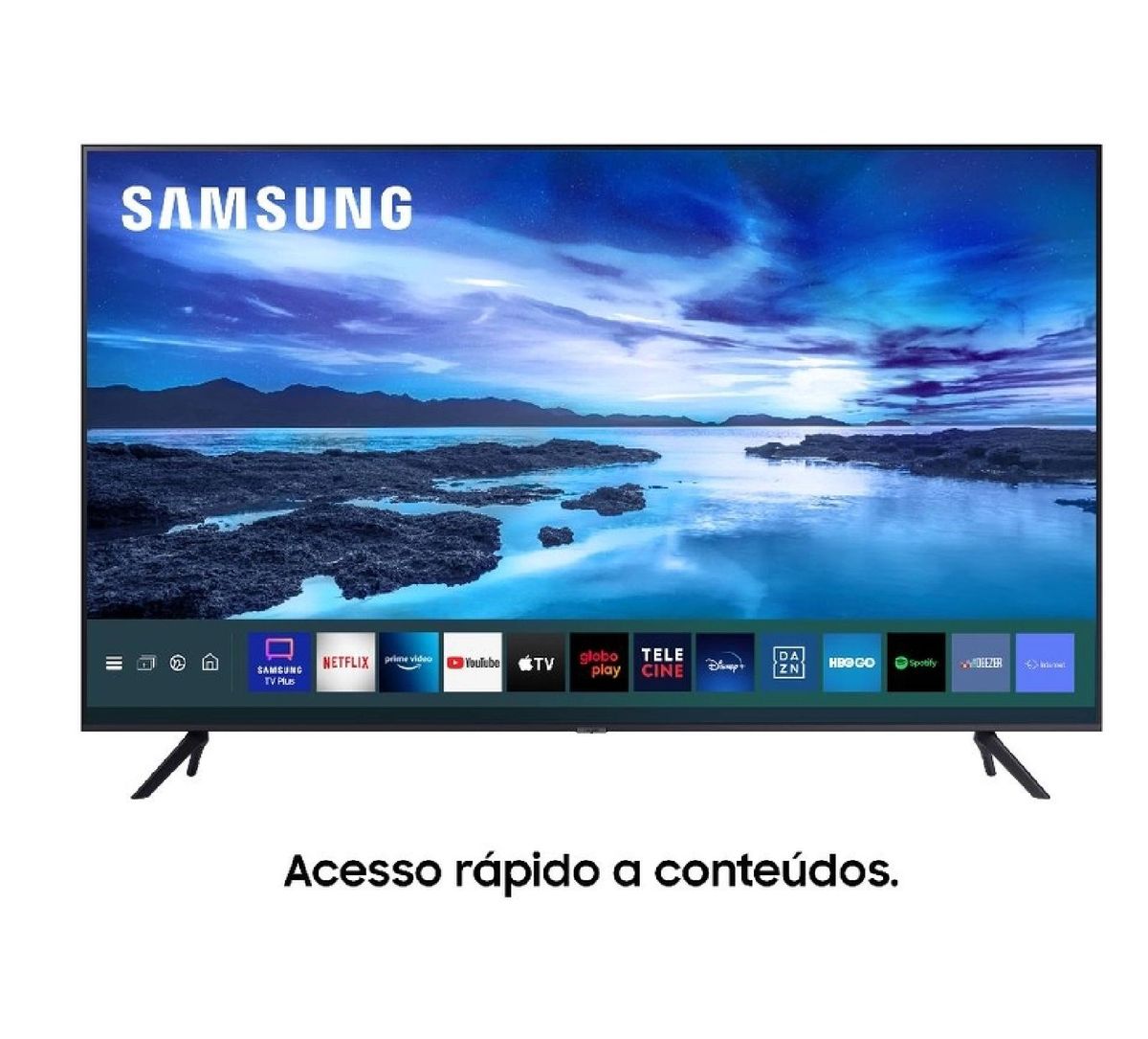 Smart Tv 70" Uhd Samsung 4k 70au7700 Processador Crystal 4k Tela sem ...