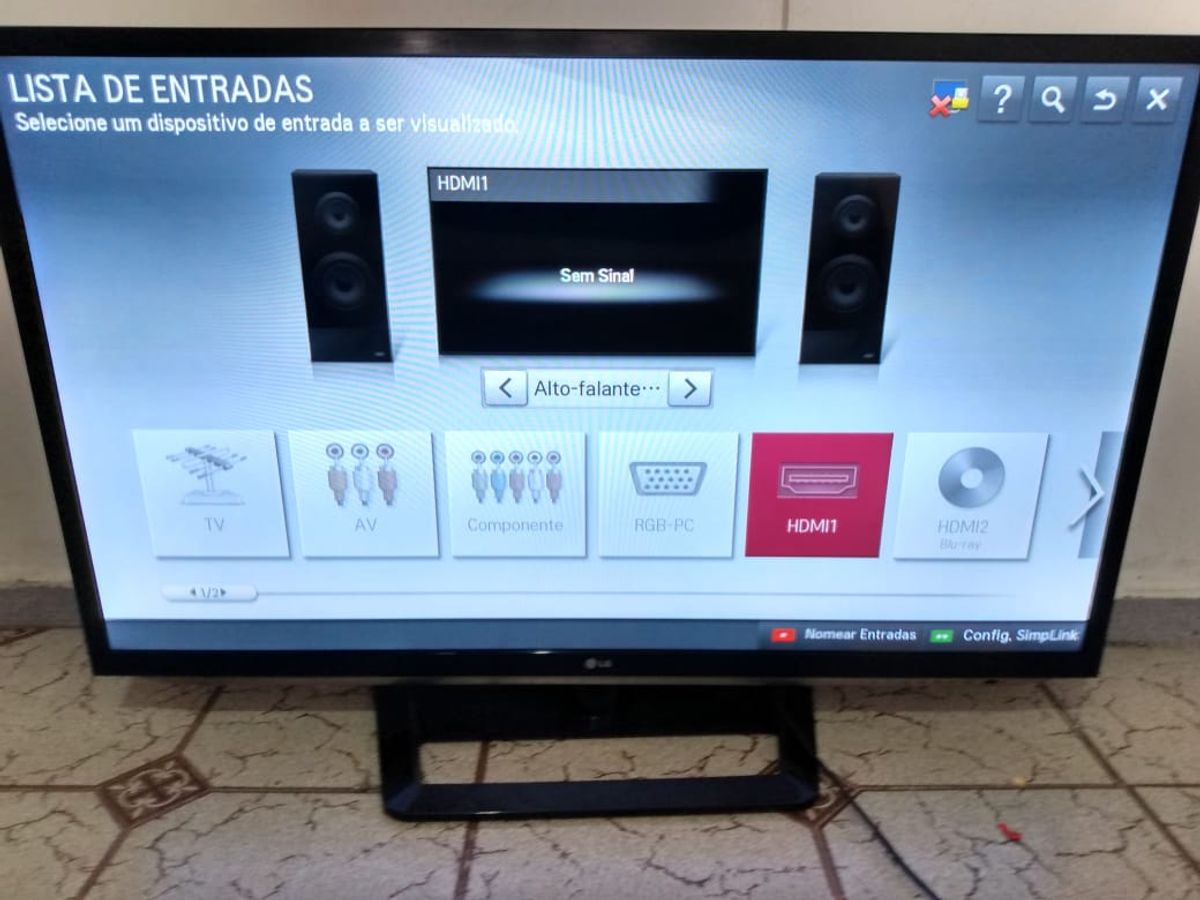 Smart Tv Led Lg 47" 3d com Óculos | TV e Display Lg Usado 76616150 | enjoei