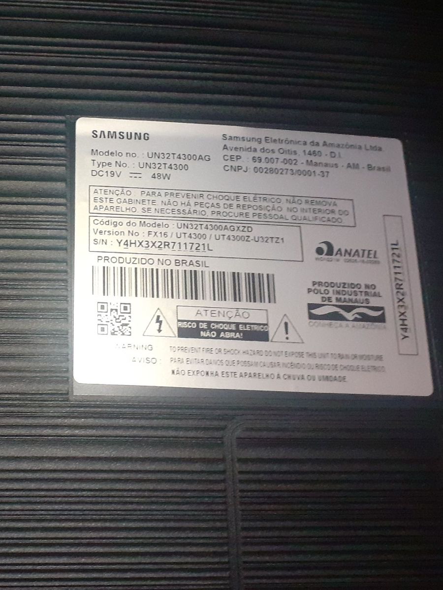 Smart Tv Samsung 32 Polegadas com Tela Trincada | TV e Display Samsung ...