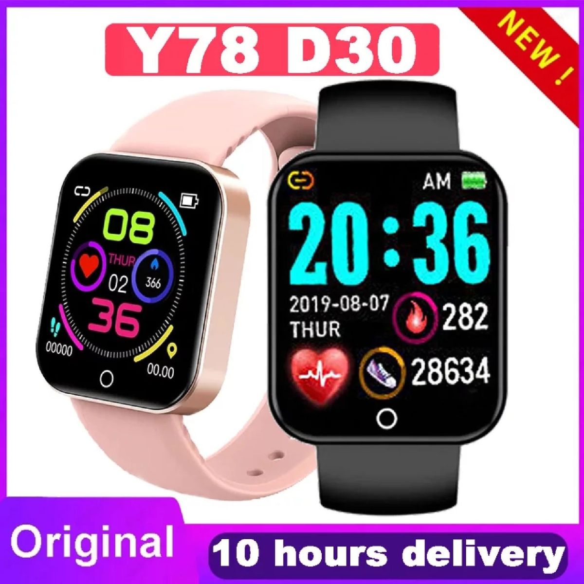 Smartwatch D30 Novo Na Caixa Lançamento 2022 | Item Info & Eletro ...