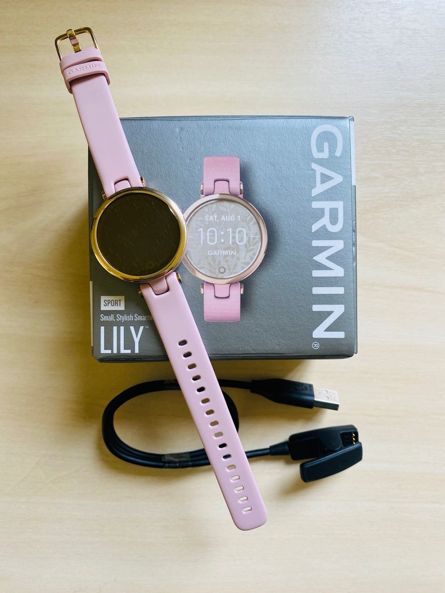 Smartwatch Garmin Lily Rosa | Relógio Feminino Garmin Usado 107359576 ...