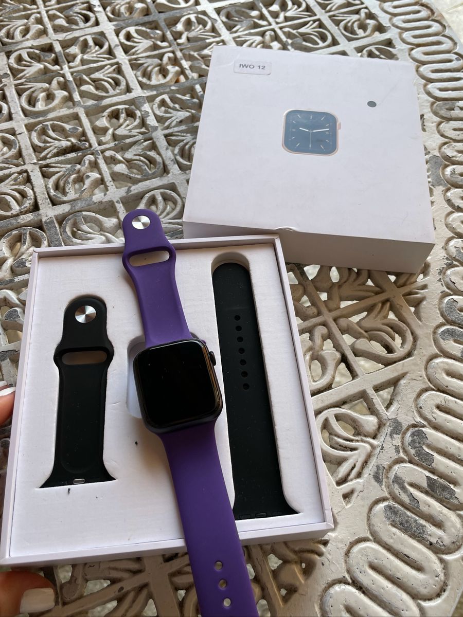 Smartwatch Iwo 12 Novo | Relógio Feminino Iwo 12 Nunca Usado 76600772 ...
