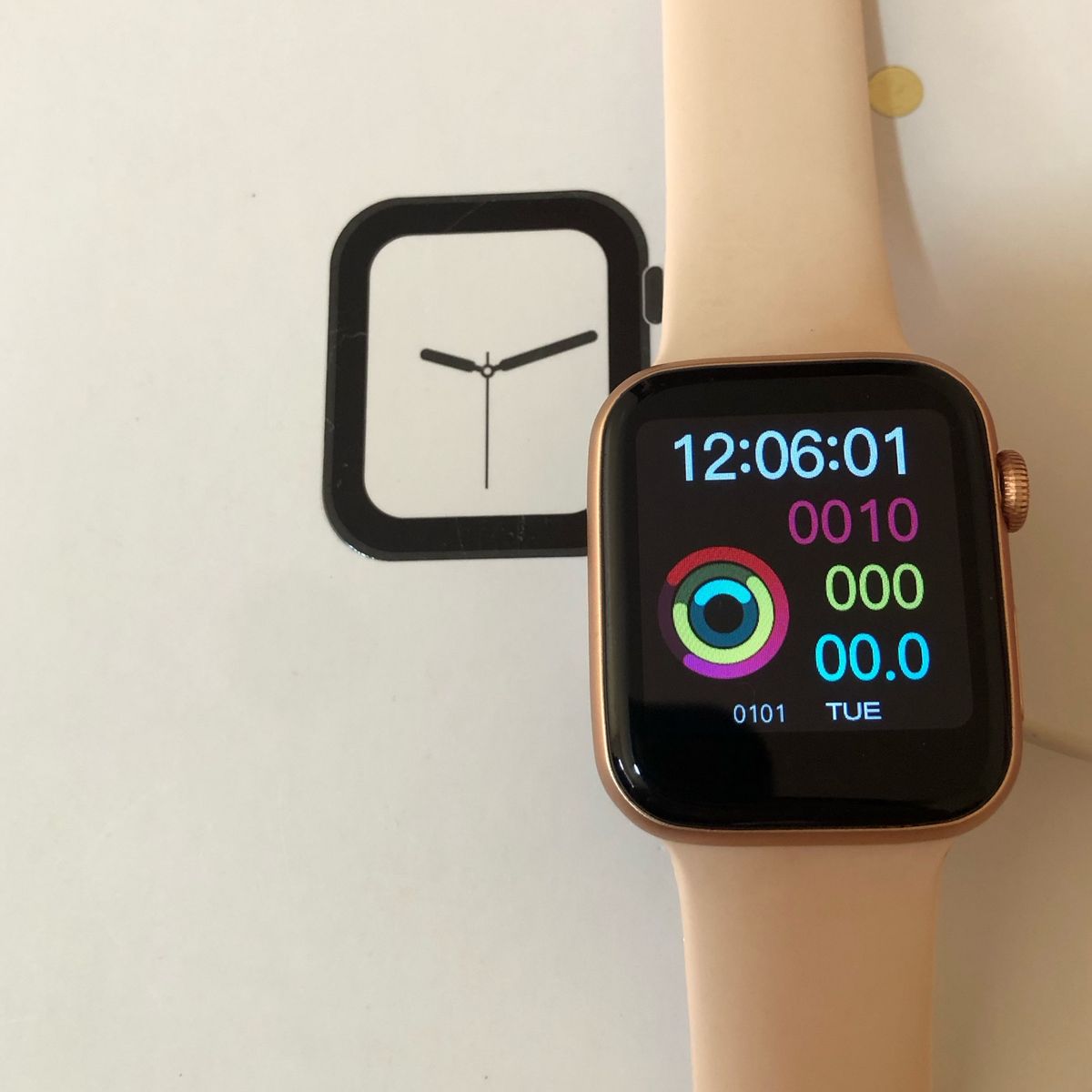 Smartwatch Iwo 12 Pro 44mm Rose Gold | Relógio Feminino Iwo Usado ...