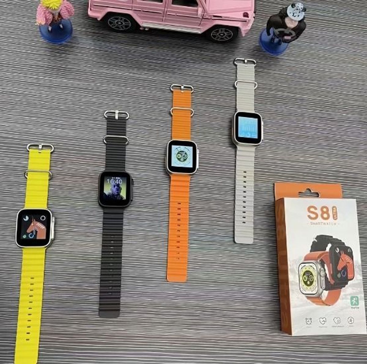 Smartwatch S8 Ultra Inteligente Série 8 Preto | Relógio Masculino S8 ...