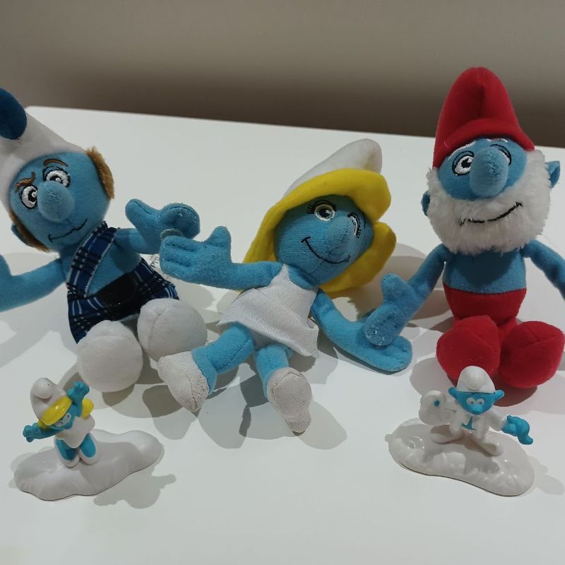 Papai Smurf E Smurfette