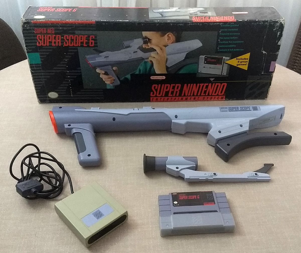 Snes Super Scope 6 - Leia a Descrição | Acessório p/ Videogame Super ...