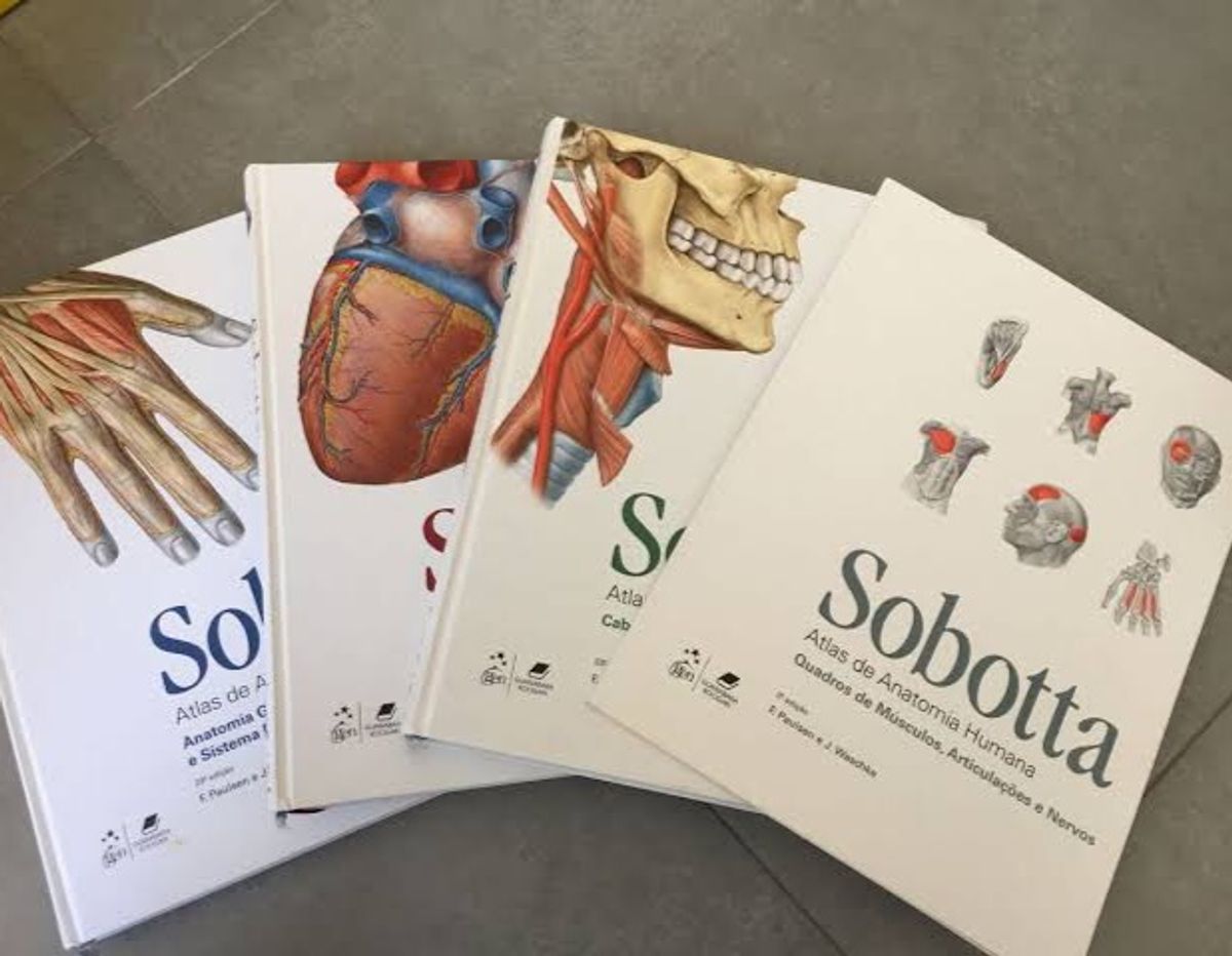 Sobotta: Atlas de Anatomia Humana - 3 Volumes Usado 23ª Edição | Livro ...