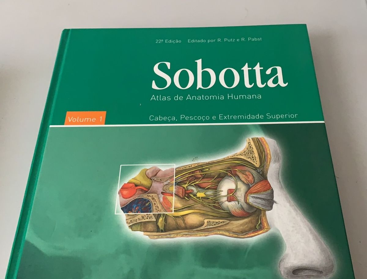 Sobotta - Cabeça, Pescoço e Estrepitada Superior | Livro Sobotta Usado ...