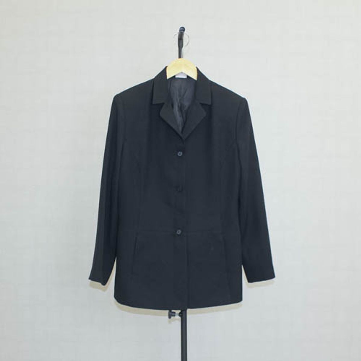 Sobretudo Preto Anne Kanner | Casaco Feminino Anne Kanner Usado ...