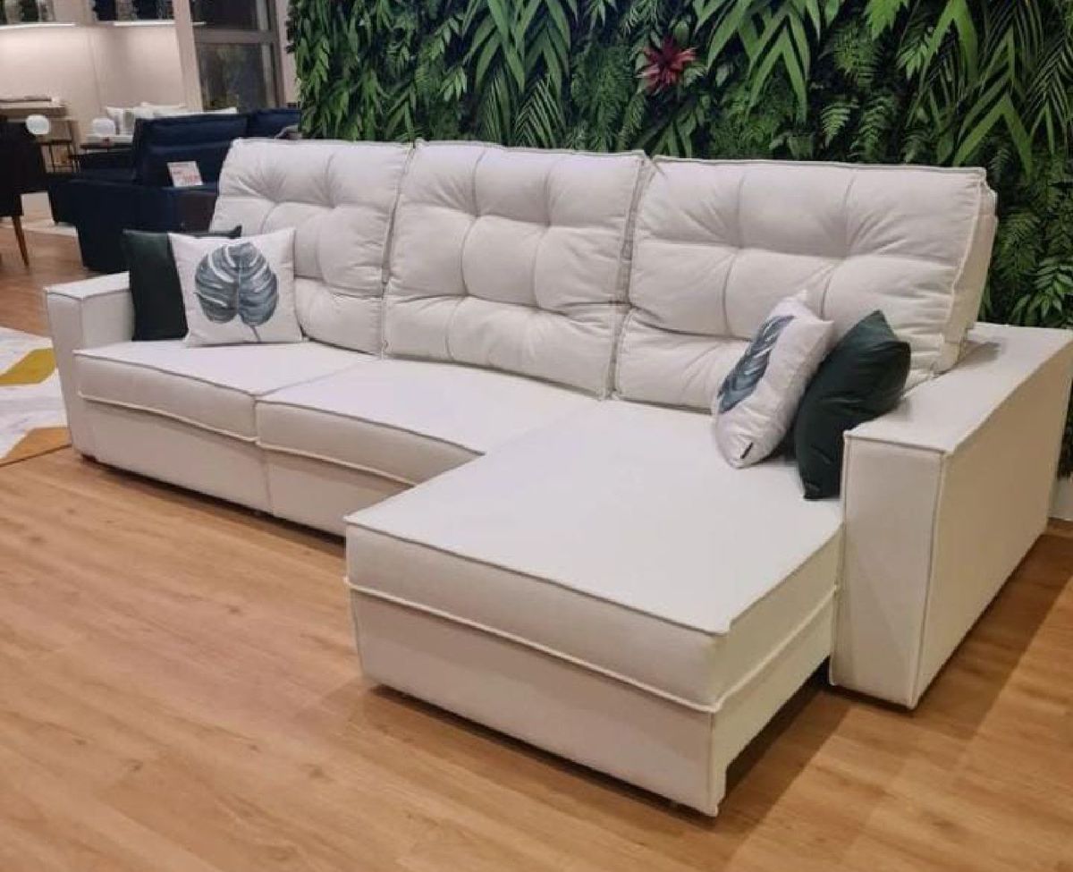 Sofá 3 Lugares Retrátil e Reclinável Cama Inbox Compact 1,80m | Sofá ...