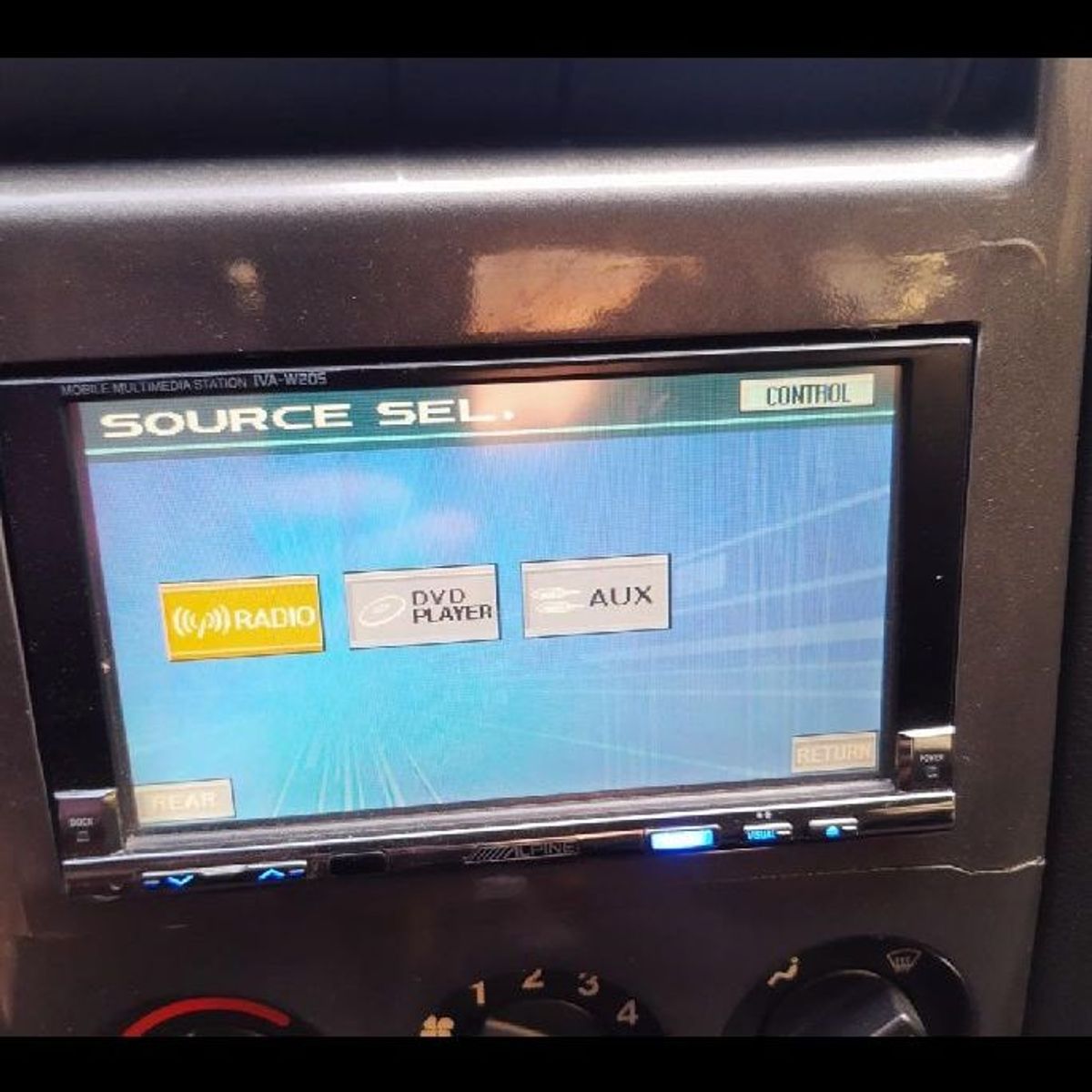 Som Alpine Central Multimidia Dvd Alpine Iva W205 Bluetooth | Carro ...