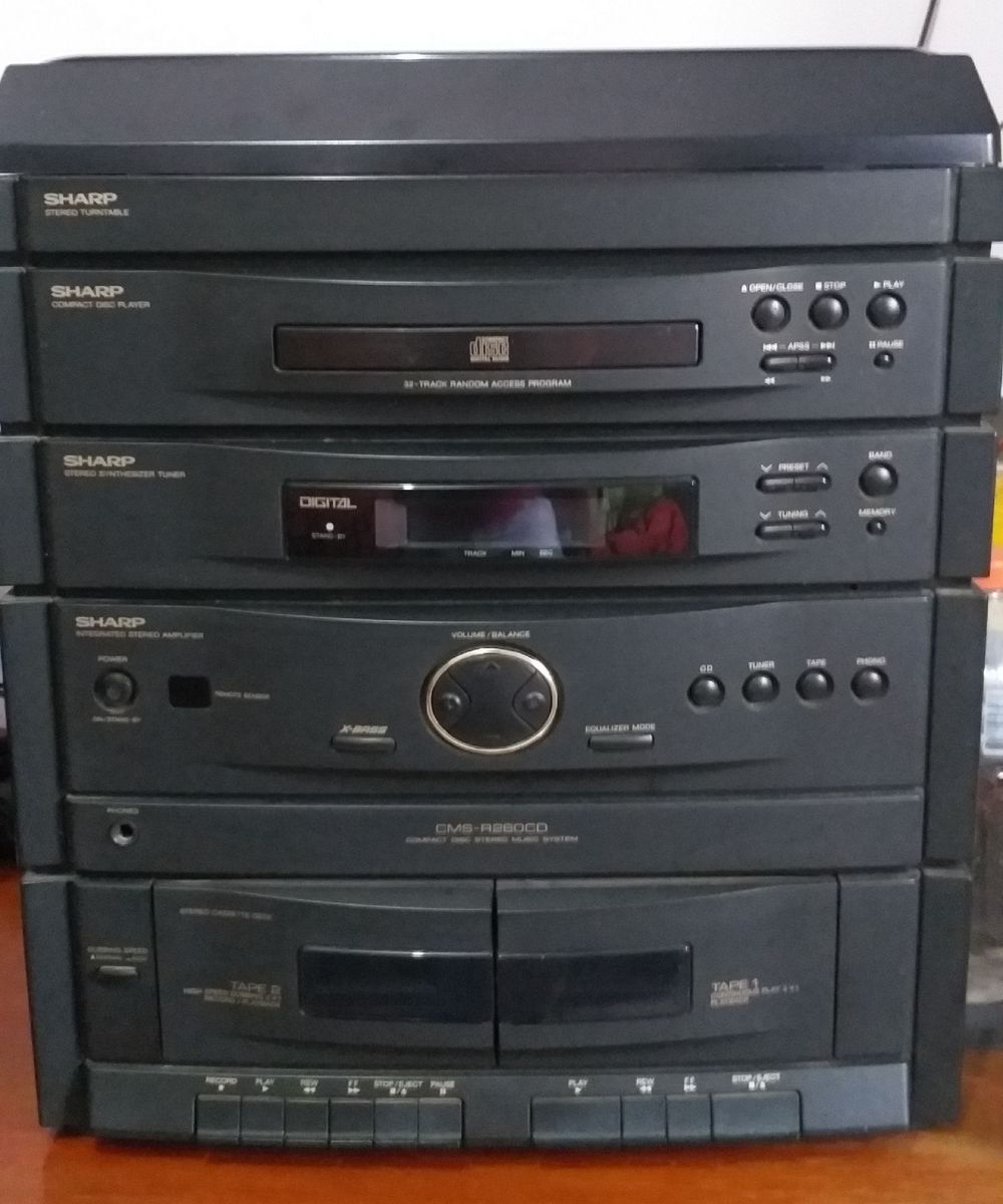 Som Sharp Cms R260cd | Item de Música Sharp Usado 42442801 | enjoei