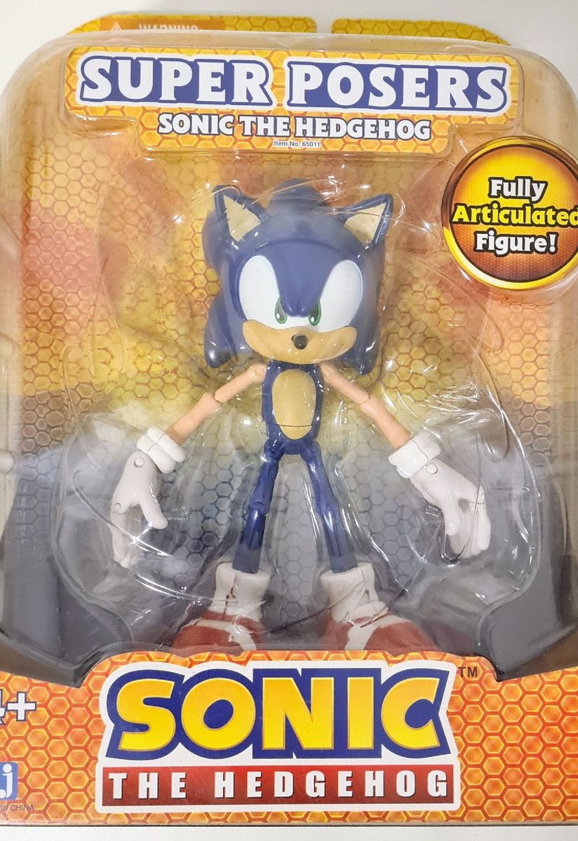 Sonic Super Posers Articulado 13 Centimetros Filme e Serie Jazwares Nunca Usado 82624163 enjoei