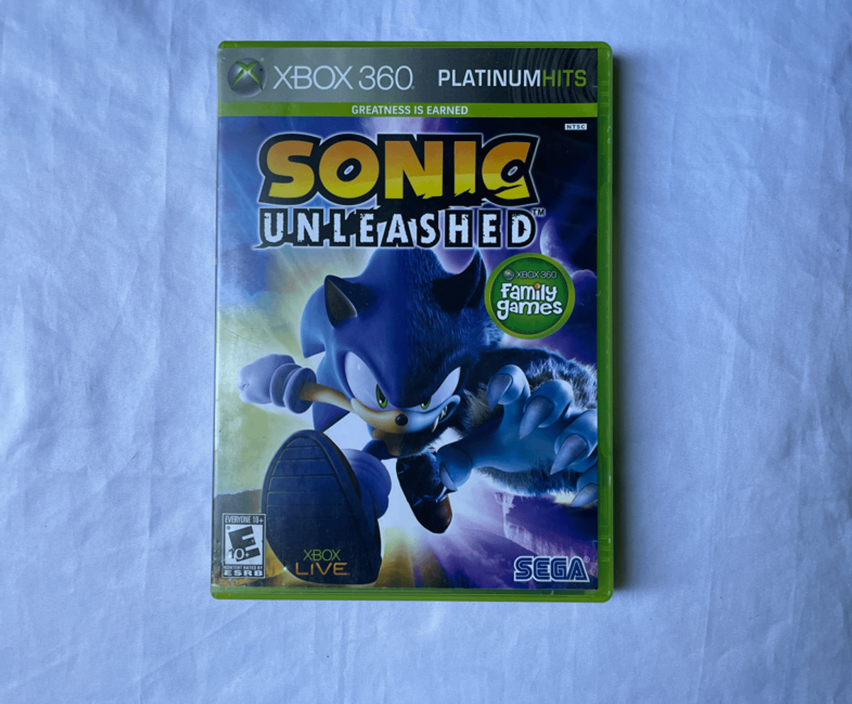 Sonic Unleashed Original Xbox 360 Físico | Jogo de Videogame Xbox 360 ...