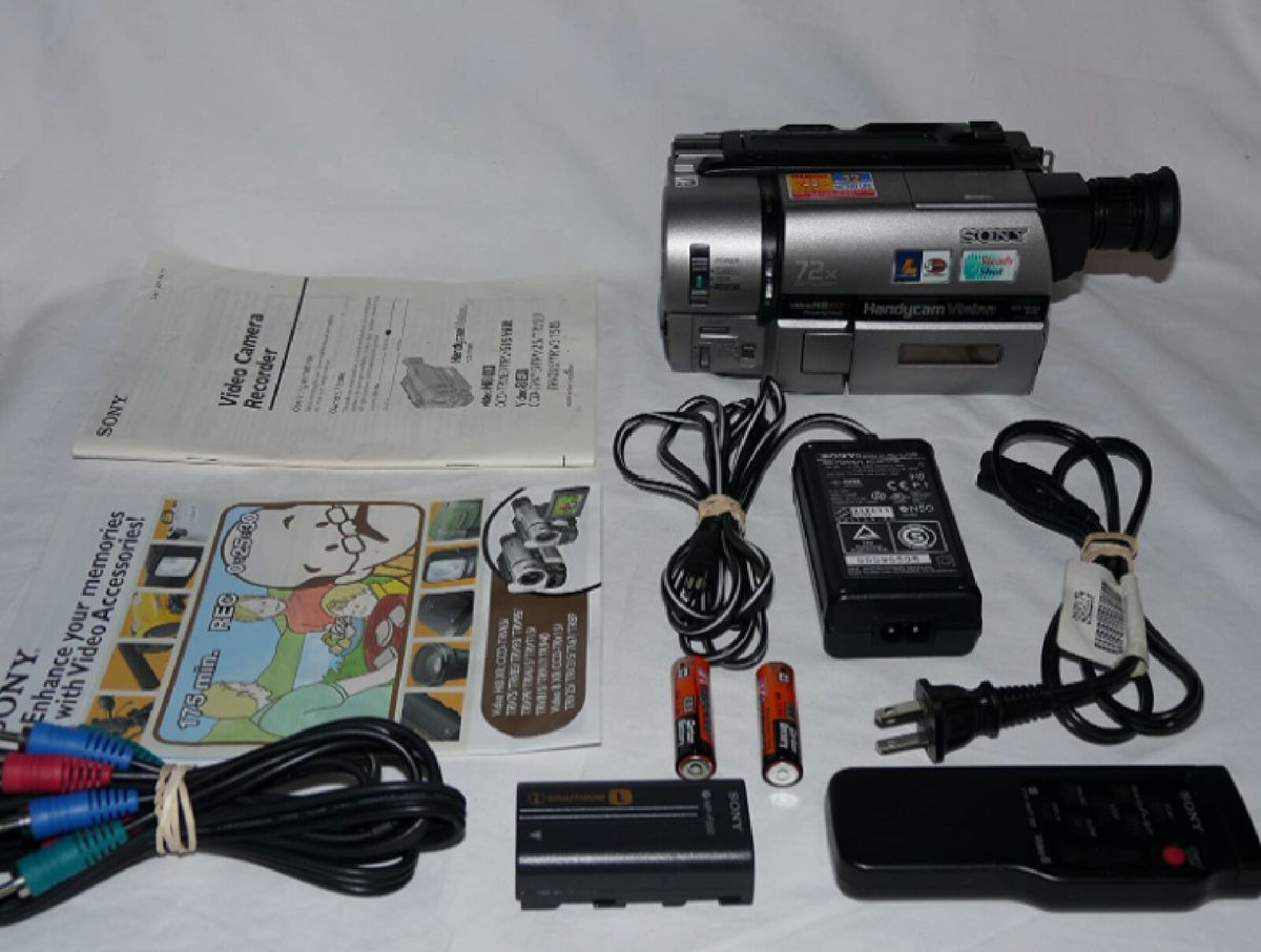 Sony Câmera de Vídeo Handycam Vision Ccd-trv65 Ntsc | Filmadora Sony ...
