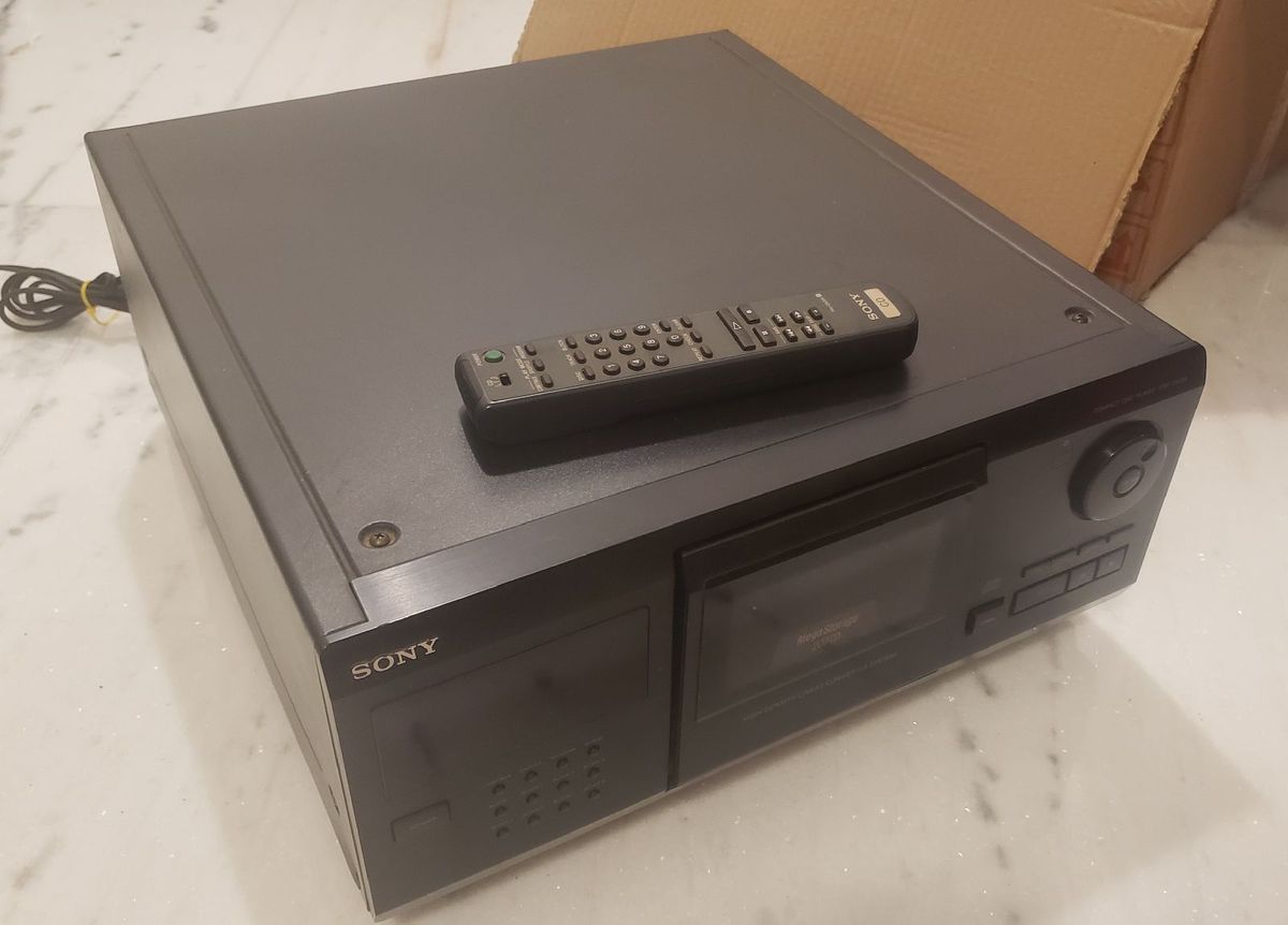 Sony Cdp-cx225 Cd Changer Player 200 Discos Hifi Estéreo Carrossel ...