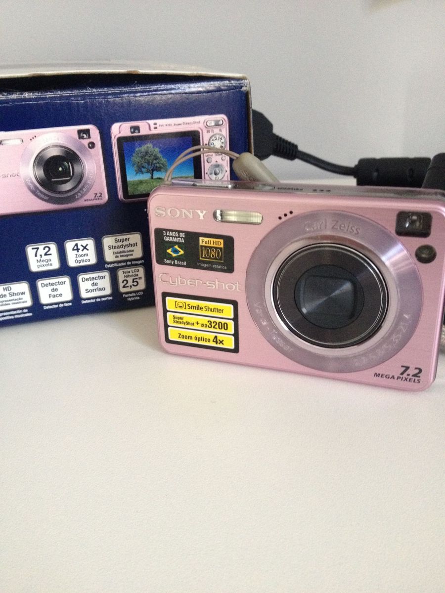 Sony Cyber - Shot Rosa | Máquina Fotográfica Digital Sony Usado ...