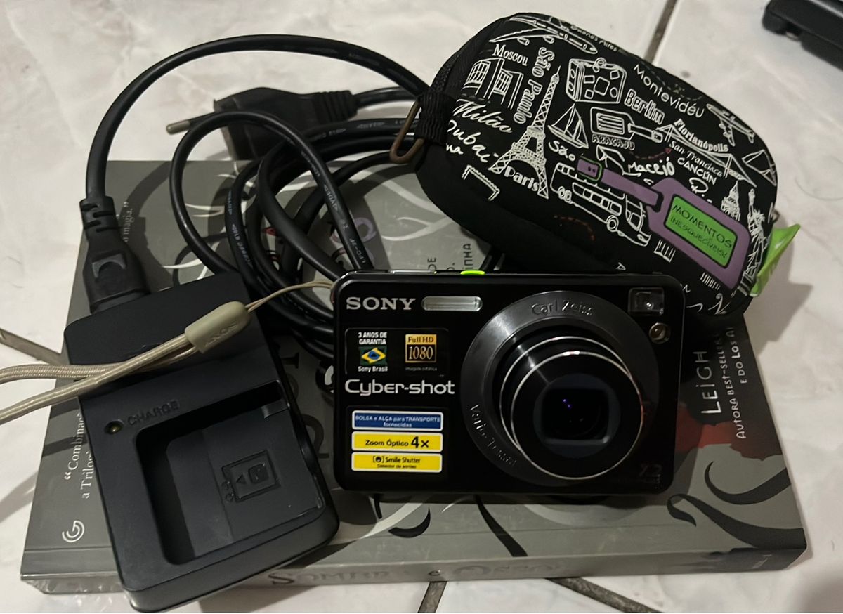 Sony Cybershot Dsc W125 7.2 Megapixels Preta | Máquina Fotográfica Digital Sony Usado 83522892 ...